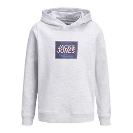 Jack & Jones Jack & Jones Junior Sweatshirt Jungen Gr&ouml;&szlig;e 176 marine / gelb / wei&szlig;meliert