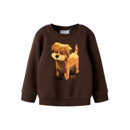 name it Sweatshirt Jungen Gr&ouml;&szlig;e 110 braun / pueblo