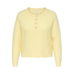 Only Carmakoma Pullover 'CARMacey' Damen Gr&ouml;&szlig;e 4XL gelb