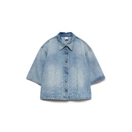V&eacute;ro Moda Vero Moda Bluse 'VMALEA' Damen Gr&ouml;&szlig;e M blue denim