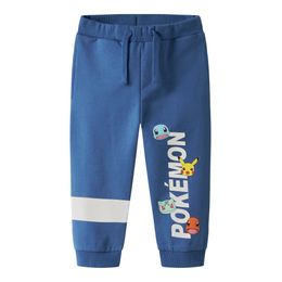 name it Hose Jungen Gr&ouml;&szlig;e 92 azur / himmelblau / gelb / wei&szlig;