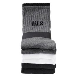 H.I.S. H.I.S Socken Herren Gr&ouml;&szlig;e 43/46 grau / schwarz / wei&szlig;