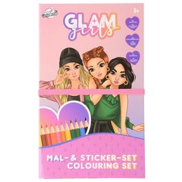Topolino Glam Girls Mal- und Sticker-Set