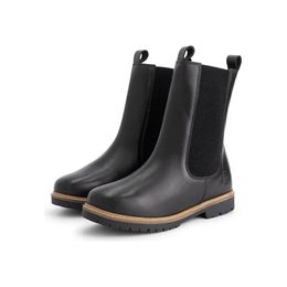 TRAVELIN' Leder-Chelsea-Boots in Schwarz - 55% | Gr&ouml;&szlig;e 42 | Stiefeletten