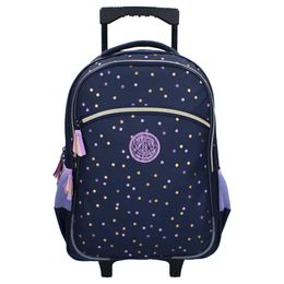 Cityrucksack Vadobag "Milky Kiss Dotted Delight", Kinder, Gr. B/H/T: 42cm, blau (dunkelblau), Kunstfaser, Rucksäcke Cityrucksack, in tollem Design