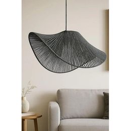 ABERTO DESIGN Hängeleuchte in Grau - (H)53 x Ø 50 cm - 73% | Haengeleuchten-deckenleuchten