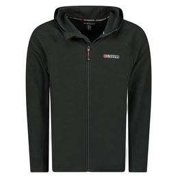 Geographical Norway Fleecejacke "Tugood" in Schwarz - 46% | Gr&ouml;&szlig;e L | Herren-pullover-sport