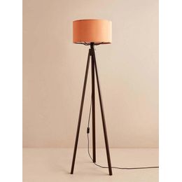 ABERTO DESIGN Standleuchte in Orange - (H)140 x Ø 21 cm - 75% | Stehleuchten