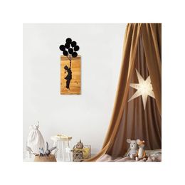 ABERTO DESIGN Wanddekor "Chıld And Balloons" - (B)30 x (H)86 cm - 74% | Wanddekoration