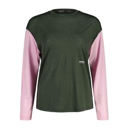 maloja Funktionsshirt "WiestalM." in Khaki/ Rosa - 48% | Gr&ouml;&szlig;e M | Damen-outdoor-tops-shirts