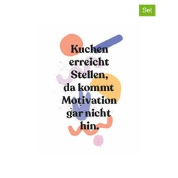 PPD 2er-Set: Servietten "Kuchen erreicht" in Weiß/ Schwarz/ Lila - 2x 20 Stück - 37% |