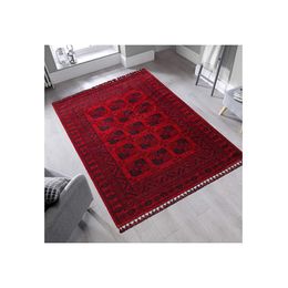 Mioli Kurzflor-Teppich "BHR 01" in Rot - 75% | Größe 160x230 cm |