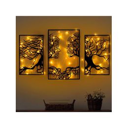 ABERTO DESIGN LED-Wanddekor "Tree Person" - (B)116 x (H)71 cm - 75% | Wanddekoration