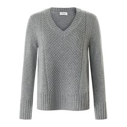 Maerz Muenchen Wollpullover in Grau - 54% | Gr&ouml;&szlig;e 42 | Damen-pullover-cardigans