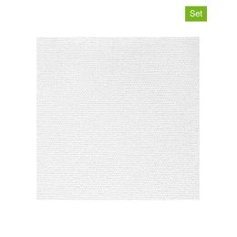 PPD 2er-Set: Servietten "Canvas Cotton" in Weiß - 2x 15 Stück - 33% |