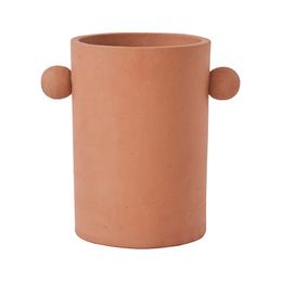 OYOY living design Blumentopf "Inka" in Hellbraun - (H)31 x Ø 22 cm - 56% | Kerzen-vasen