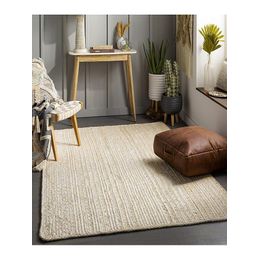 ABERTO DESIGN Jute-Teppiche in Creme - 74% | Größe 90x150 cm |