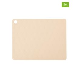 OYOY living design 2er-Set: Tischsets "Dotto" in Beige - (B)45 x (H)35 cm - 58% |