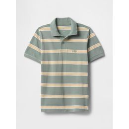 GAP Poloshirt in Grün/ Beige - 53% | Größe 140/146 | Kinder-oberteile