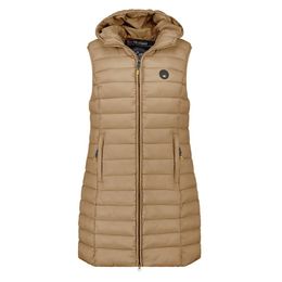 Geographical Norway Steppweste "Vatikamap" in Taupe - 64% | Gr&ouml;&szlig;e XL | Damenjacken