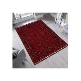 Mioli Kurzflor-Teppich "BHR 02" in Rot - 75% | Größe 160x230 cm |