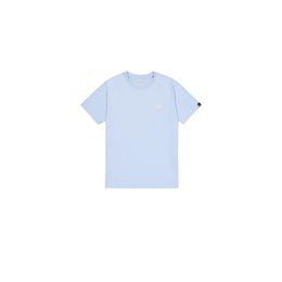 T-Shirt Alpha Industries "Basic T-Shirt SL", Herren, Gr. L, artic blau, Obermaterial: 100% Baumwolle, Shirts
