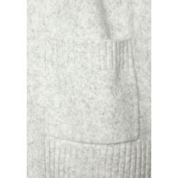 Vivance Damen Strickjacke hellgrau meliert Gr&ouml;&szlig;e 44/46