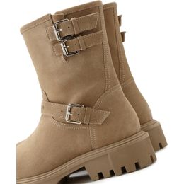 ELBSAND Damen Stiefelette beige Gr&ouml;&szlig;e 40