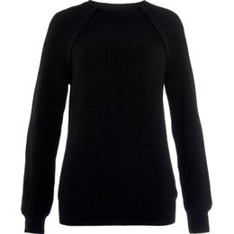 Lascana Damen Stehkragenpullover schwarz Gr&ouml;&szlig;e 36/38