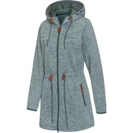 Lascana Damen Strickfleecejacke petrol Gr&ouml;&szlig;e 40/42