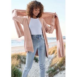 Vivance Damen Strickjacke beige meliert Gr&ouml;&szlig;e 36/38