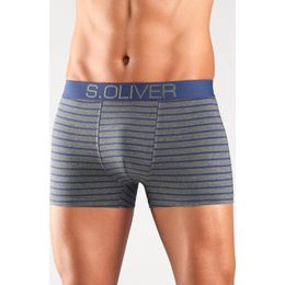 s.Oliver Herren Boxer grau-anthrazit-gestreift / grau-bordeaux-gestreift / grau-blau-gestreift / grau-khaki-gestreift Gr&ouml;&szlig;e S