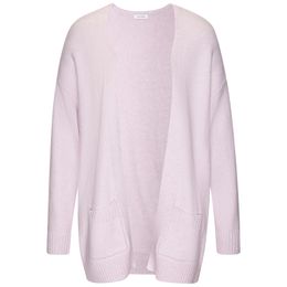 Vivance Damen Strickjacke flieder meliert Gr&ouml;&szlig;e 36/38