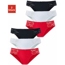 Damen Jazz-Pants Slips rot, schwarz, wei&szlig; Gr&ouml;&szlig;e 40/42