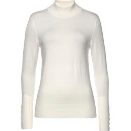 Lascana Damen Strickpullover creme Gr&ouml;&szlig;e 32/34