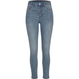 Buffalo Damen High-waist-Jeans blue-washed Gr&ouml;&szlig;e 38