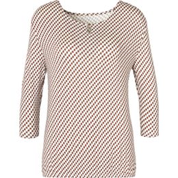 Vivance Damen 3/4-Arm-Shirt wei&szlig; Gr&ouml;&szlig;e 40/42