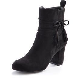 Lascana Damen Stiefelette schwarz Gr&ouml;&szlig;e 42