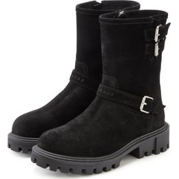 ELBSAND Damen Stiefelette schwarz Gr&ouml;&szlig;e 38