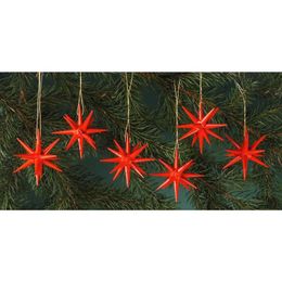 Albin Preissler Christbaumschmuck &raquo;aus Holz, Handwerkskunst aus dem Erzgebirge&laquo; Weihnachtsdeko rot