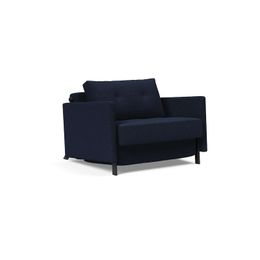 INNOVATION LIVING Sessel &raquo;CUBED 90 mit Armlehnen, Schlafsessel Breite 104cm,&laquo; blau