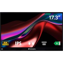 Verbatim Portabler Monitor »32239 PMT-17-4K« 44 cm/17 ′′ 3840 x 2160 px 60 Hz schwarz