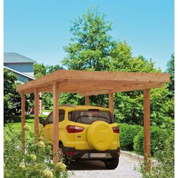 Kiehn-Holz Einzelcarport &raquo;Berlin&laquo; Massivholz 258 cm natur beige
