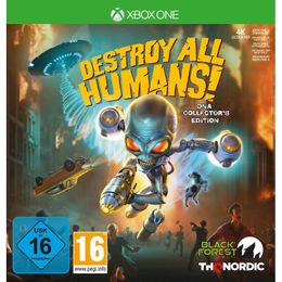 THQ NORDIC Spielesoftware »Destroy All Humans 1 Remake DNA Collectors Edition« Xbox One ohne Farbbezeichnung ösche die primitive Architektur der...