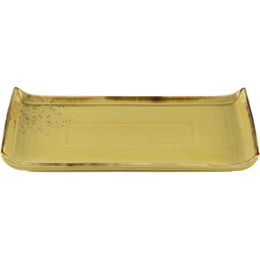 Creatable Servierplatte &raquo;Nature Collection&laquo; Servier Set, 33x16, 5 cm curry