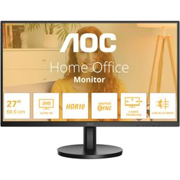 AOC LED-Monitor »U27B3M« 69 cm/27 ′′ 3840 x 2160 px 4 Reaktionszeit 60 Hz schwarz