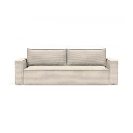 INNOVATION LIVING 3-Sitzer &raquo;Newilla Schlafsofa, Cord oder Boucle-Bezug, bequem, inkl. Bettfunktion&laquo; 10cm Pocket Spring Komfort, gro&szlig;er Stauraum, 