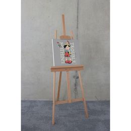 Komar Leinwandbild &raquo;Hey Pinocchio - Gr&ouml;&szlig;e 40 x 40 cm&laquo; Disney 40 x 40 cm (Breite x H&ouml;he), 1 Stk. tlg. Keilrahmenbild mit Echtholzrahmen, Kinderzimmer bunt 