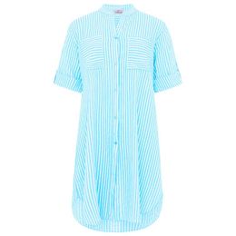 Zwillingsherz Longbluse &raquo;"Kida"&laquo; T&uuml;rkis 0 Damenbluse von Zwillingsherz