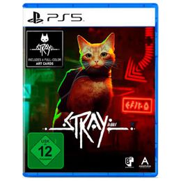 SKYBOUND GAMES Spielesoftware »Stray - [Playstation 5]« PlayStation 5 ohne Farbbezeichnung Die physische Ausgabe des Spiels enthält 6 farbige...